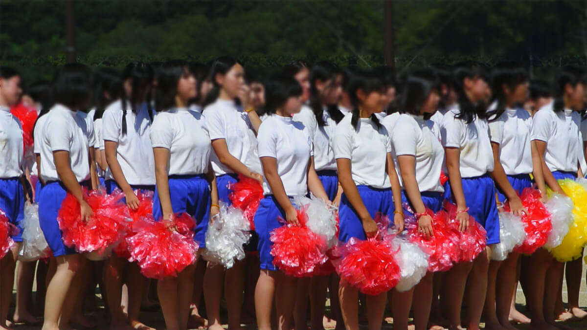 【㊙完全オリジナル㊙】セレブなJ達のチアダンス！！名門校の体育祭！！ が半額 | Xcolle