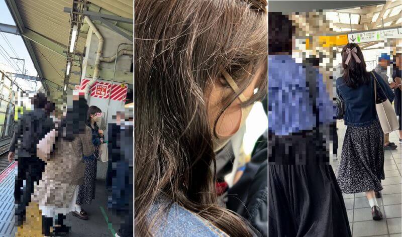 梟の痴漢報告075（朝の最強でリボンが可愛い清楚系OLに生マン） が半額 | Xcolle