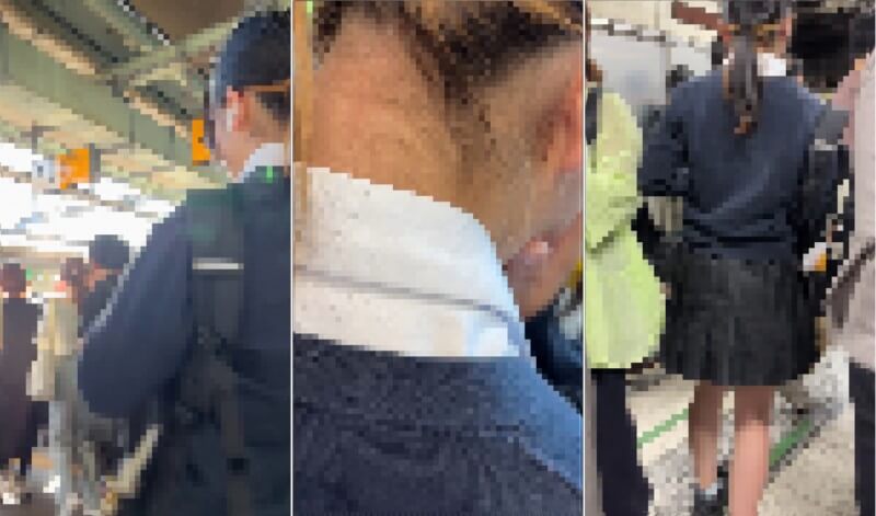 梟の痴漢報告084（朝の最強で通学の制服女子に生マン） が半額 | Xcolle