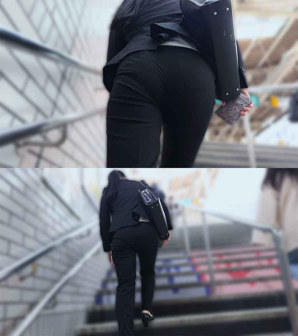 歩行記録0275「多種多様なリクルートスーツ女子のお尻詰め合わせ」(5組7名) が半額 | Xcolle